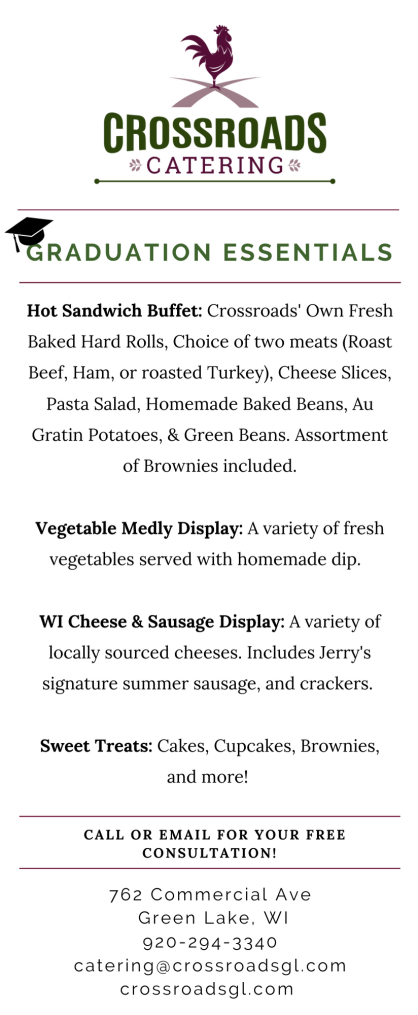 Catering - Crossroads Market | Green Lake, WI